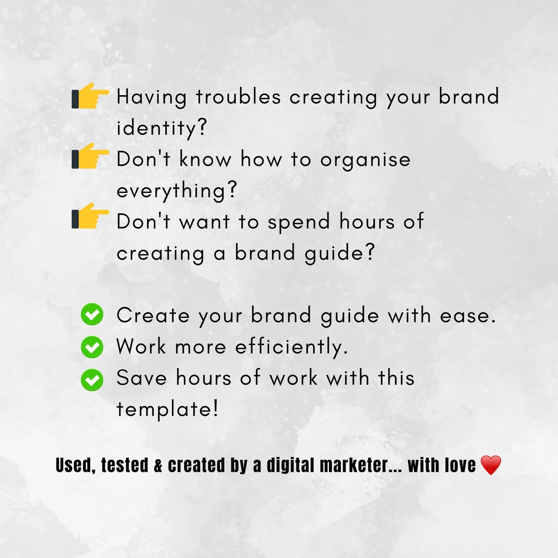 Brand Kit Template Mini Branding Kit Mini Brand Board Template Mood ...