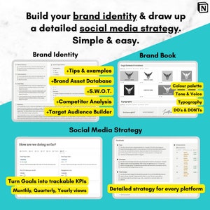 All in One Social Media Marketing BUNDLE, Social Media Planner, Social ...