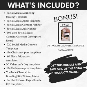 All-in-one Social Media Marketing Bundle Social Media Templates ...