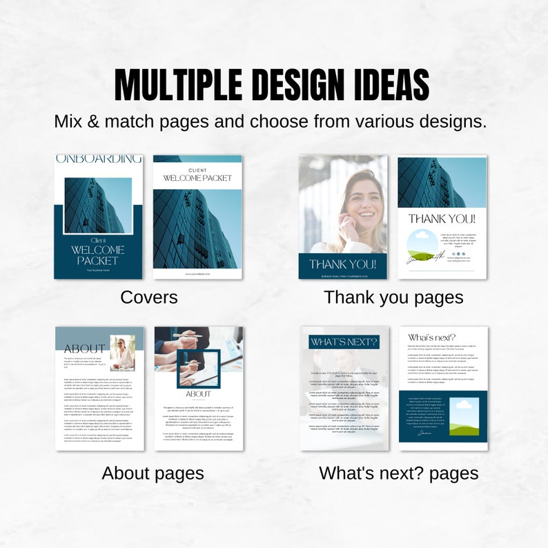 Client Welcome Packet Template, Client Onboarding Template, Virtual ...