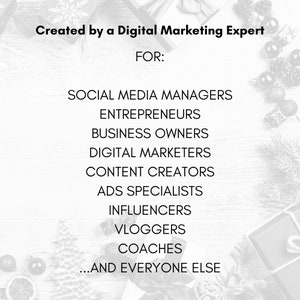 Advent Calendar Template | Christmas Advent Calendar Template | Social ...