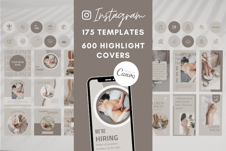 780 INSTAGRAM MEGA BUNDLE - Engaging Story and Post Canva Templates ...