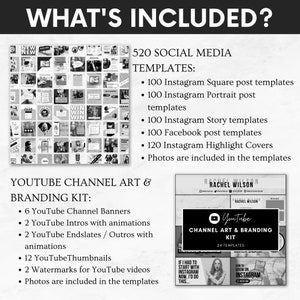 All-in-one Social Media Marketing Bundle Social Media Templates ...