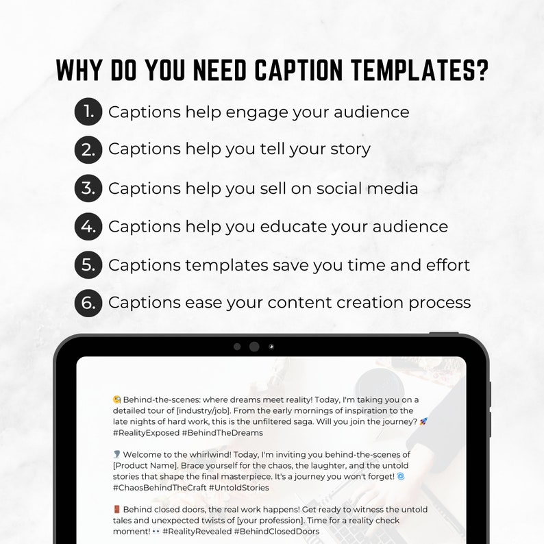 215 Captions for Digital Product Sellers, Instagram Caption Templates ...
