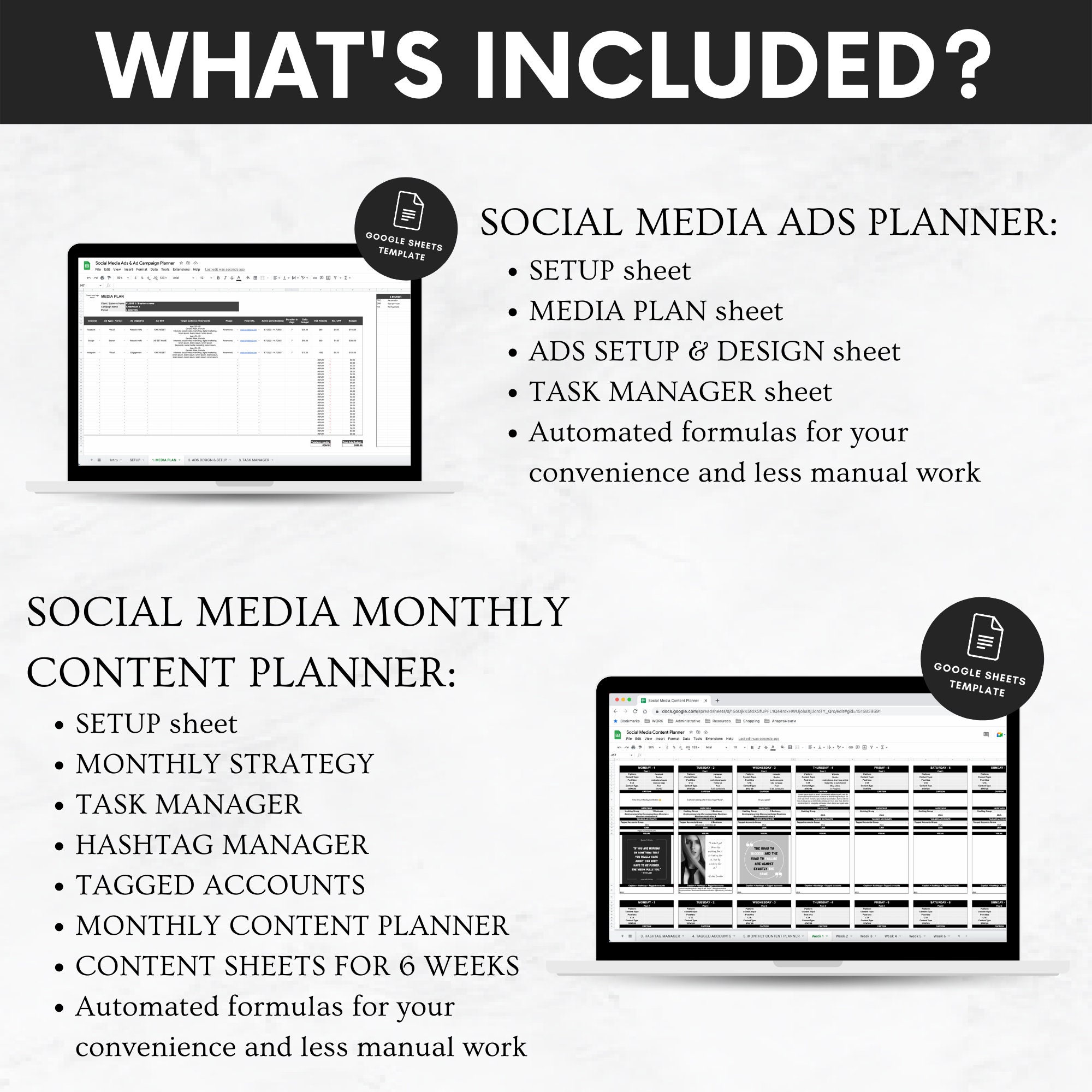 All In One Social Media Marketing Bundle Social Media Templates Businesses Social Media Manager 