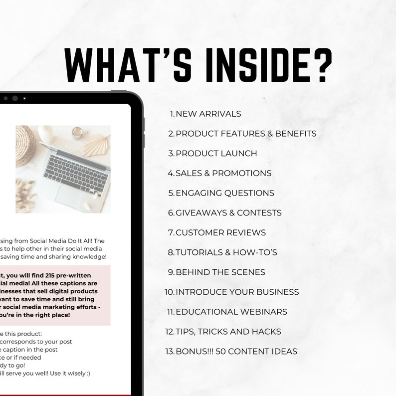 215 Captions for Digital Product Sellers, Instagram Caption Templates ...