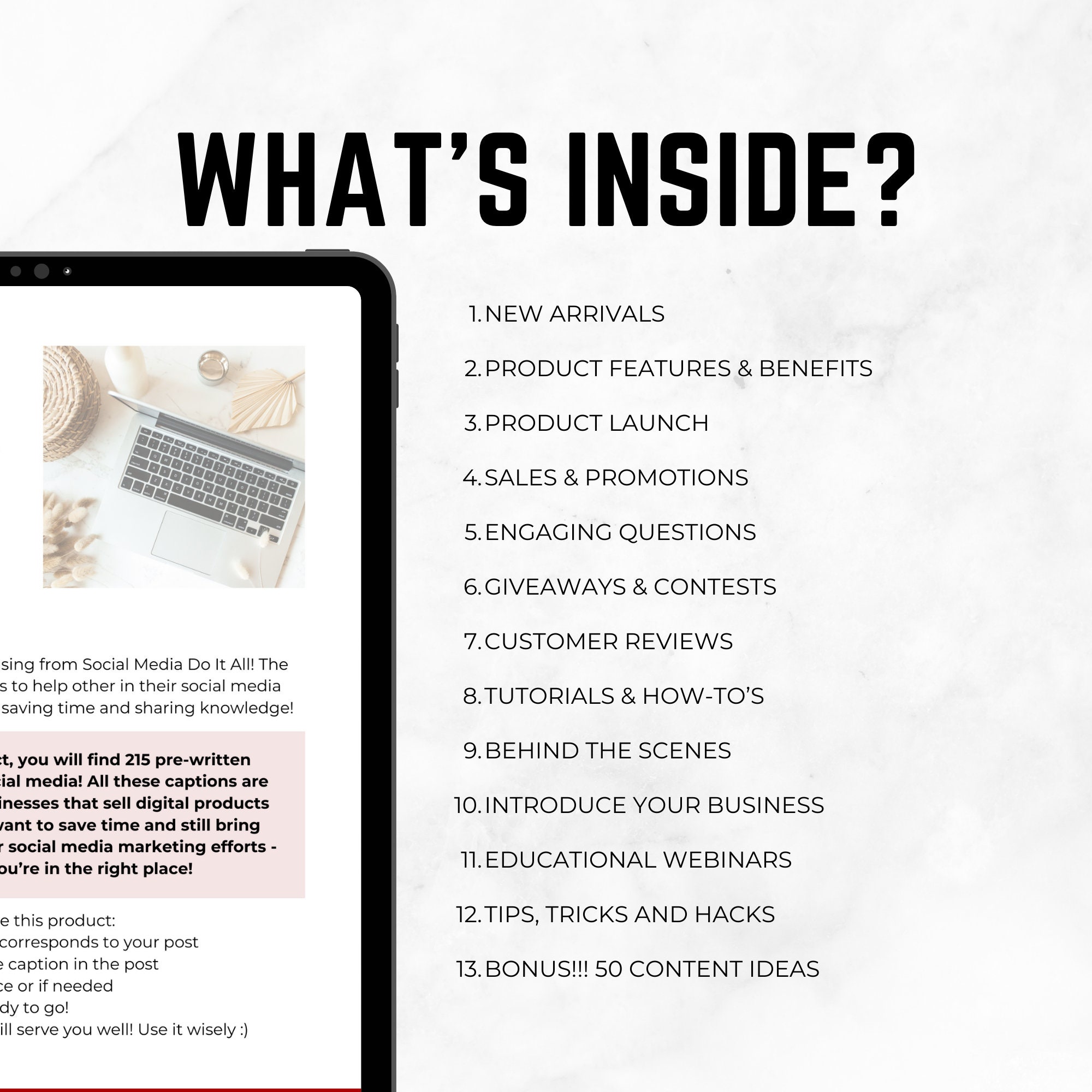 215 Captions for Digital Product Sellers, Instagram Caption Templates ...