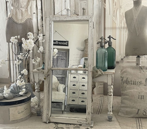 Antique Rungs/mirror Window With Pendulum Handle | Etsy