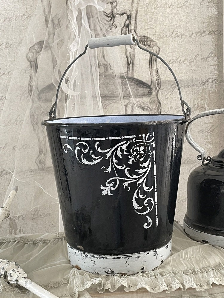 Beautiful Individual Enamel Bucket*** - Etsy