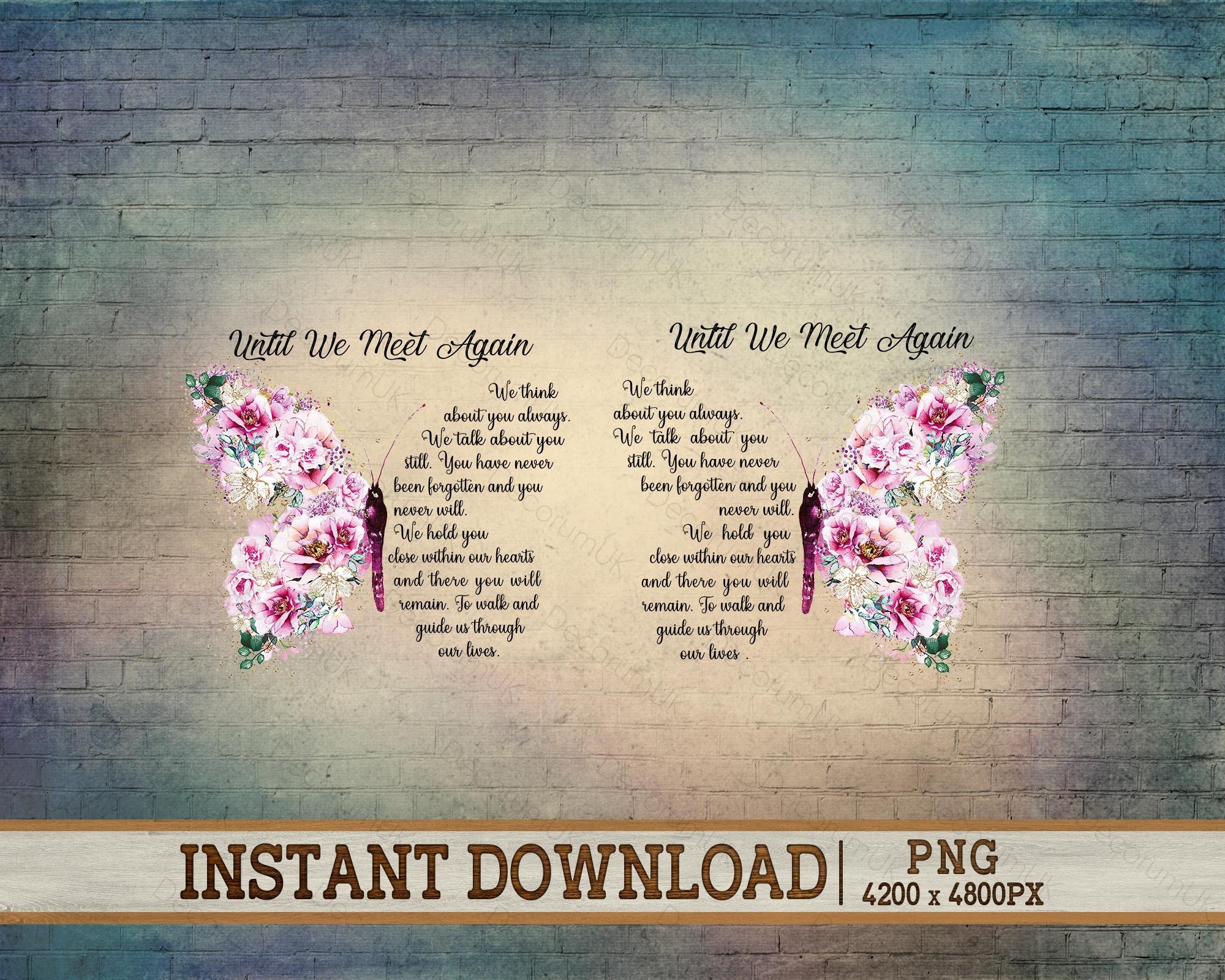 Embellishments memorial png instant download memorial sign Sublimation ...