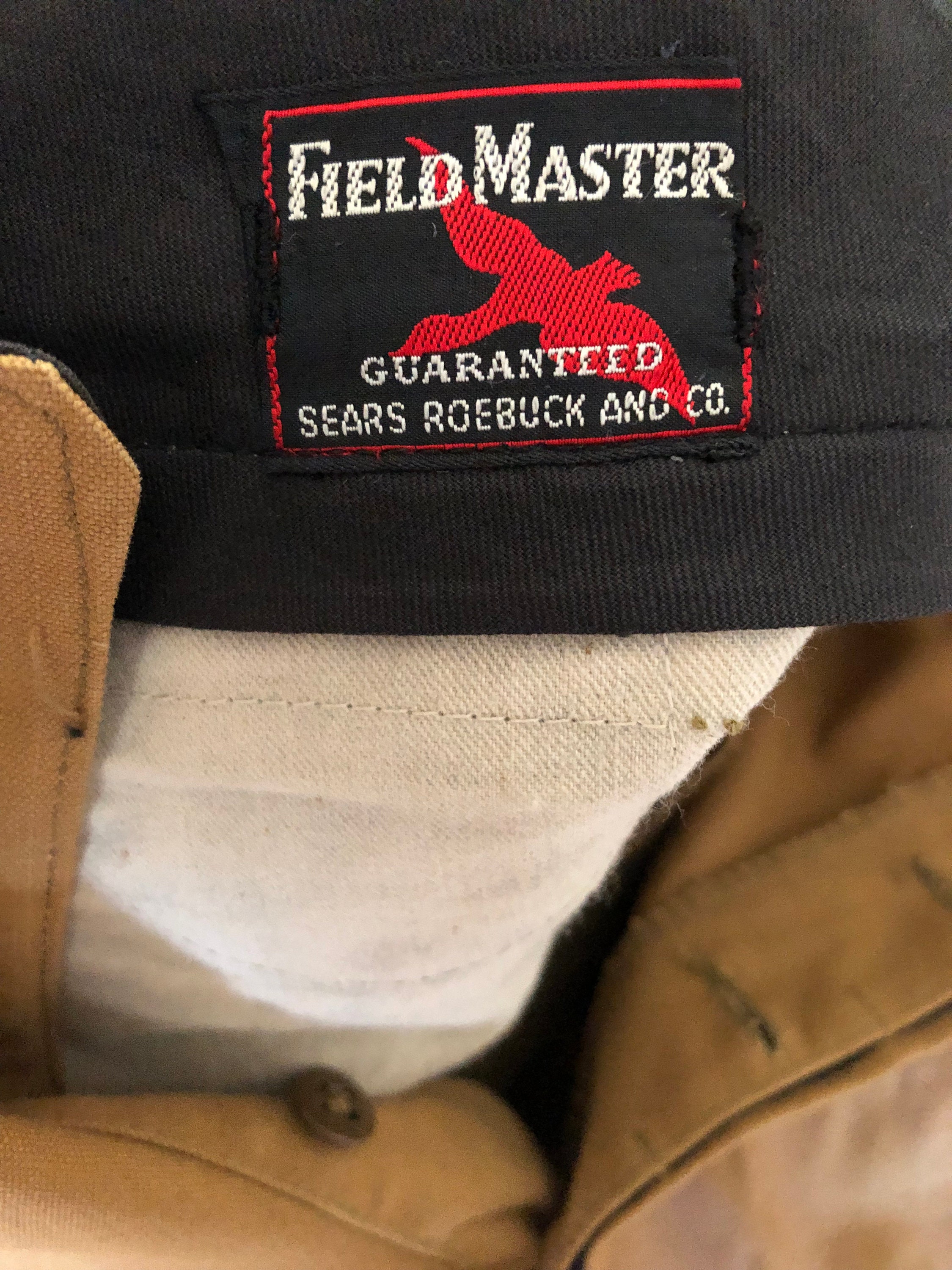 Vintage 1930’s 1940’s Deadstock Hunting Pants Sears Roebuck Fieldmaster ...