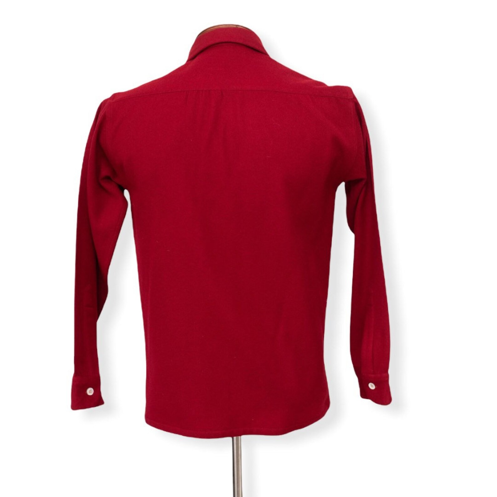 Vintage 1940's 1950's RARE Textron Wool Men's Shirt Loop Collar - Etsy