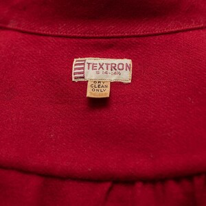 Vintage 1940's 1950's RARE Textron Wool Men's Shirt Loop Collar - Etsy