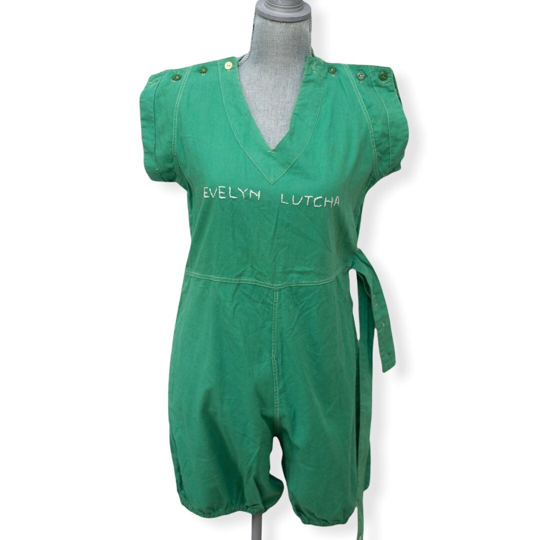 Vintage 1930's Gym Suit Romper Playsuit Sportswear - Etsy