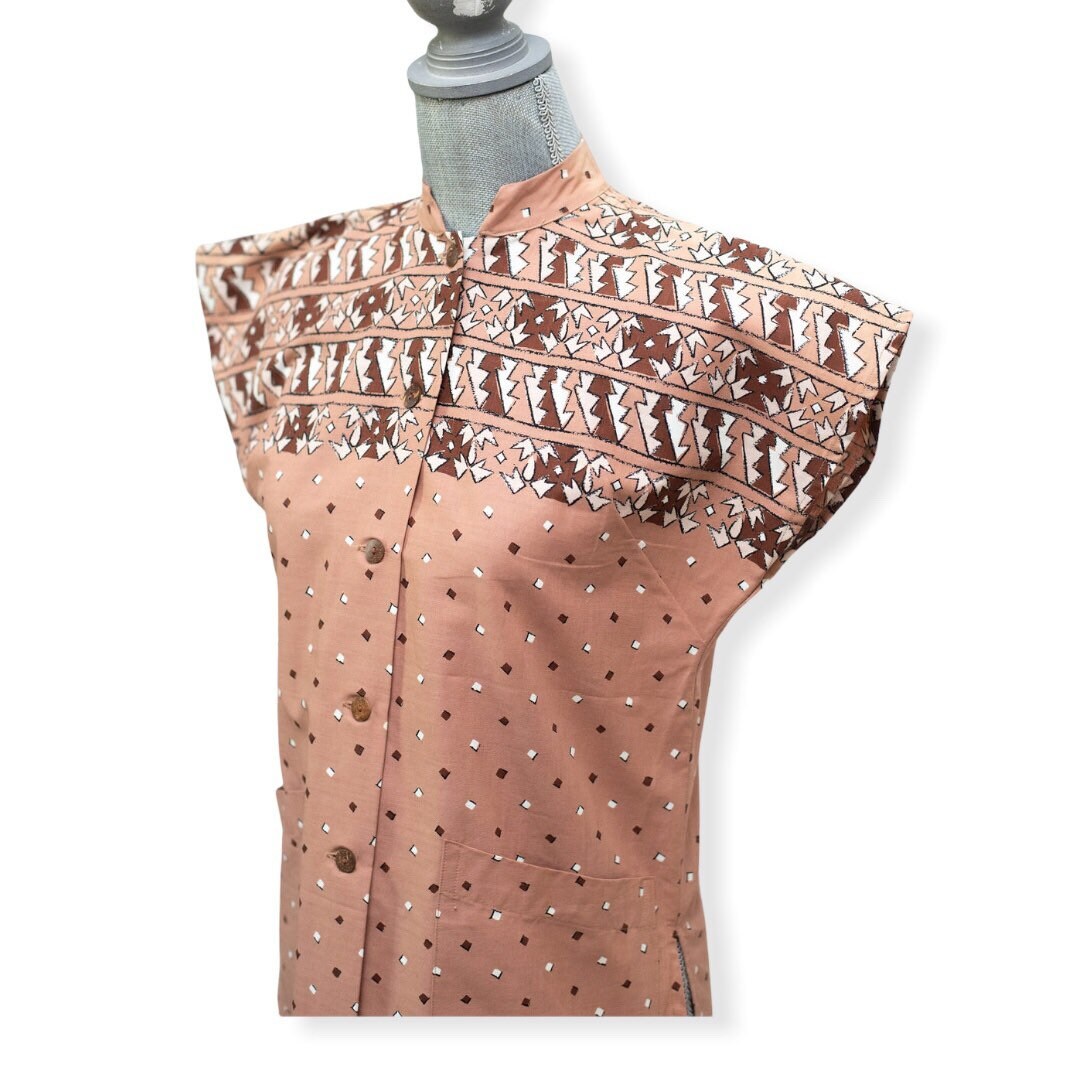 Vintage 1940’s Nani of Honolulu Hawaii Hawaiian Tea Timer Aloha Shirt ...