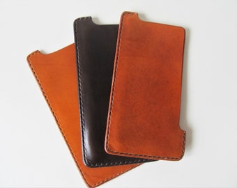 Leather phone case | Etsy