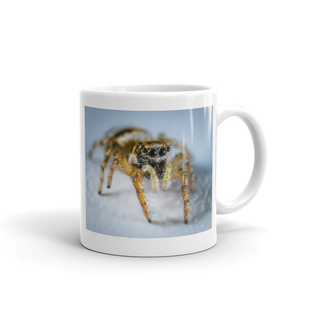 Creepy Spider Coffee Mug | Glossy Ceramic, Spider Lover Gift - Etsy
