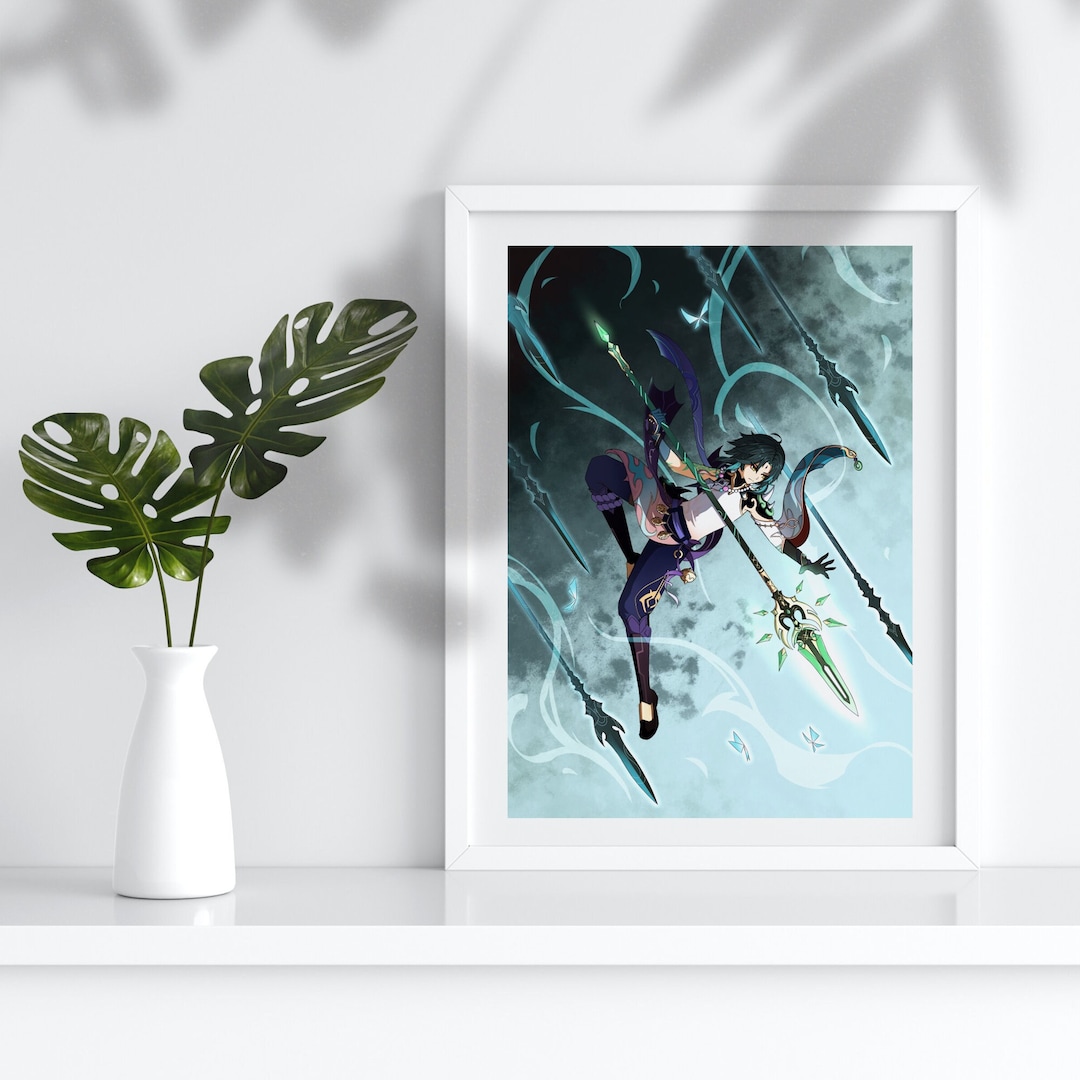 Xiao Genshin Impact A4 Print 220gsm Print Video Game Decoration Art ...