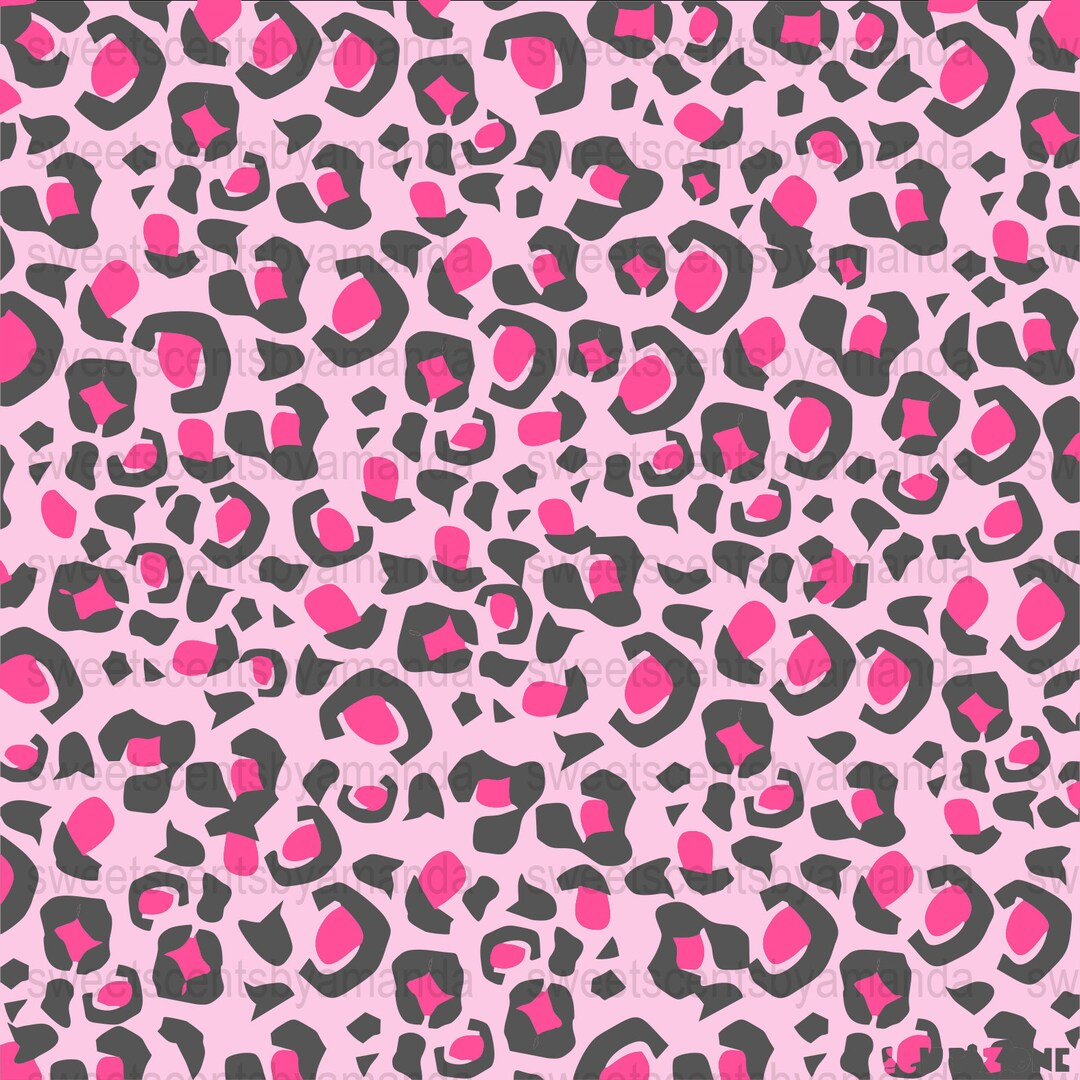 Hot Pink Cheetah Leopard Print Digital Paper Digital Download Paper Png ...