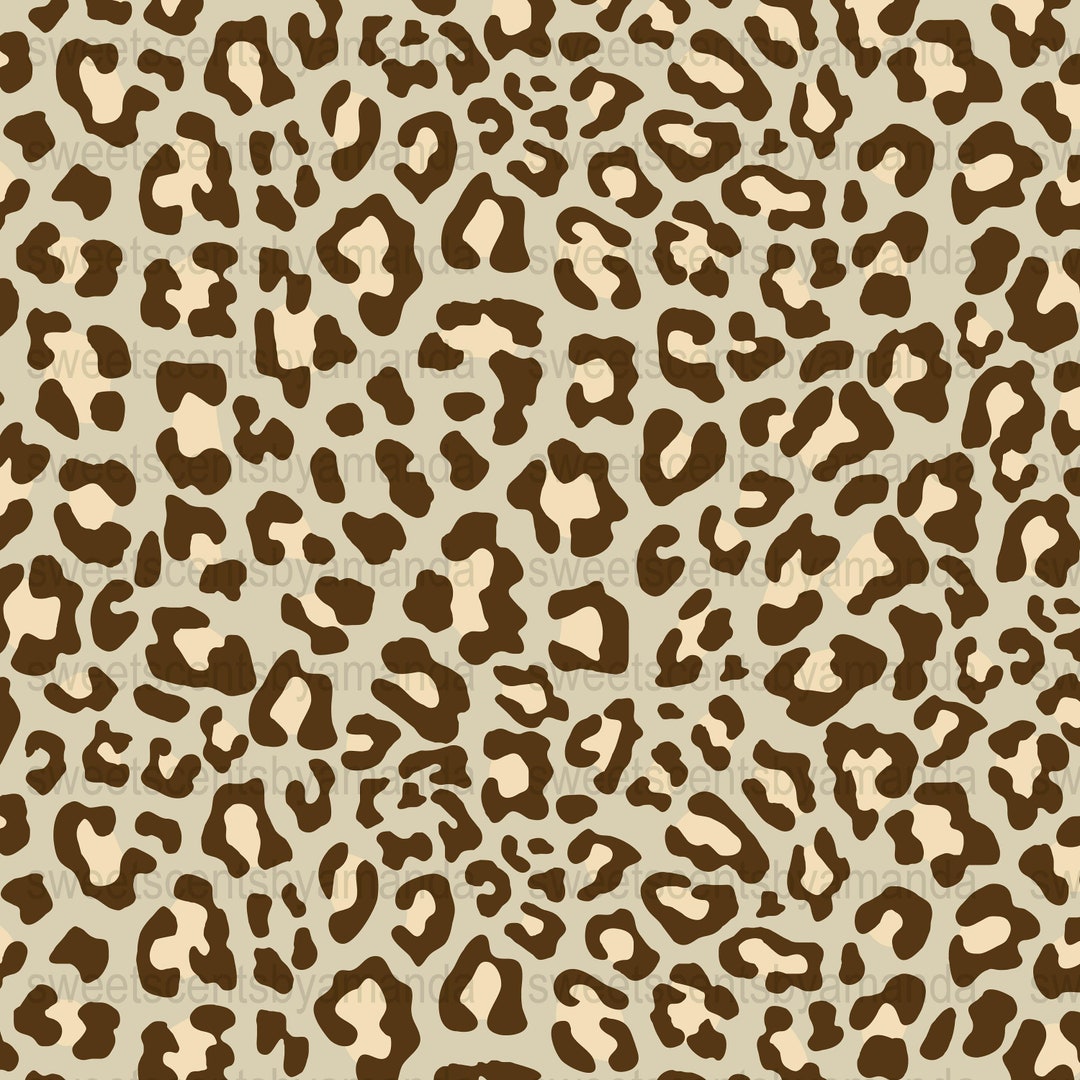 Cheetah Leopard Print Digital Paper Seamless Digital Download Paper Png ...