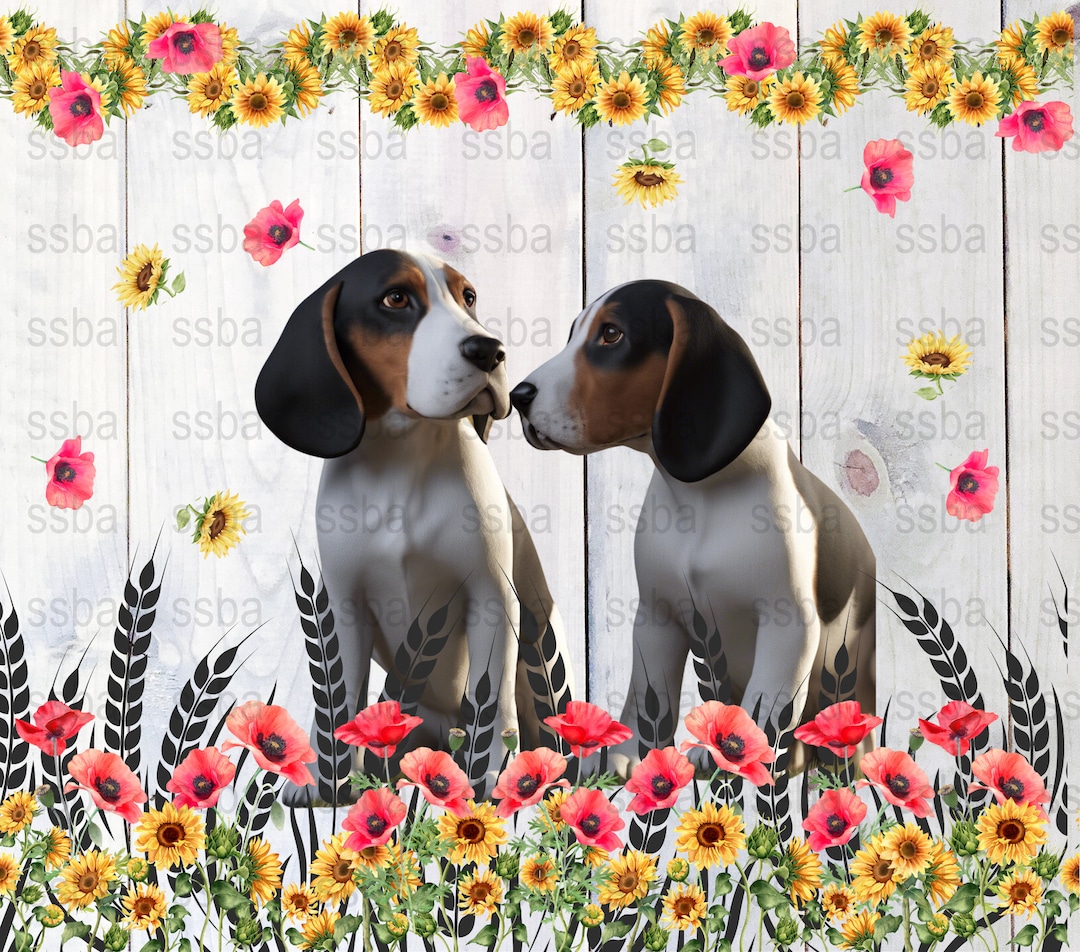 Walker Coonhounds Puppy Cute Digital Png 20 Oz Skinny Tumbler ...