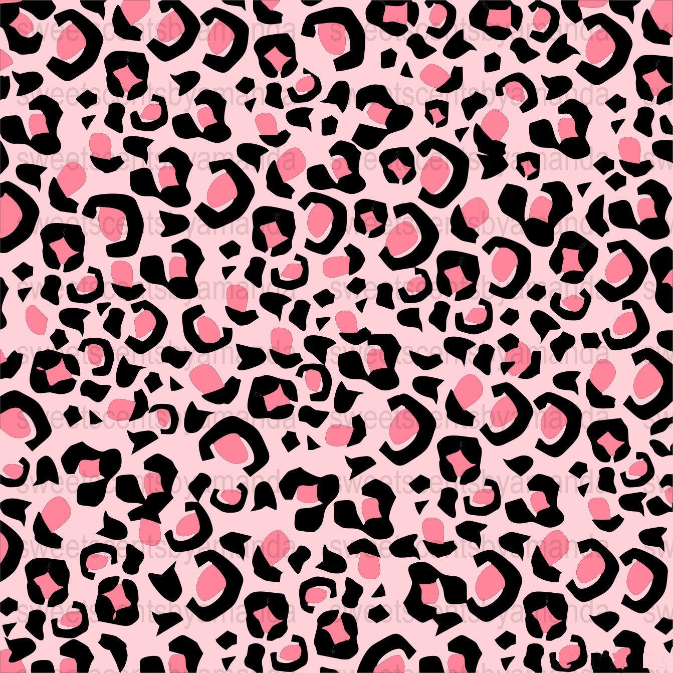 Light Pink Cheetah Leopard Print Digital Paper Background Digital ...
