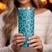 Blue Cheetah Leopard Print Digital Paper Background Digital Download ...