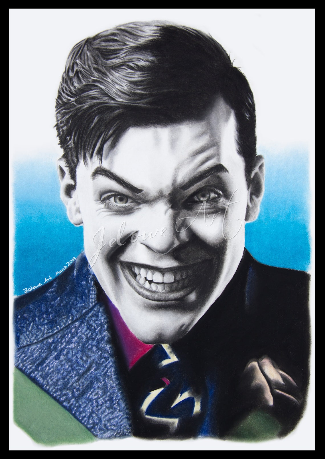 Cameron Monaghan as Jeremiah Valeska From Gotham Fan Art by Jelowe Art ...