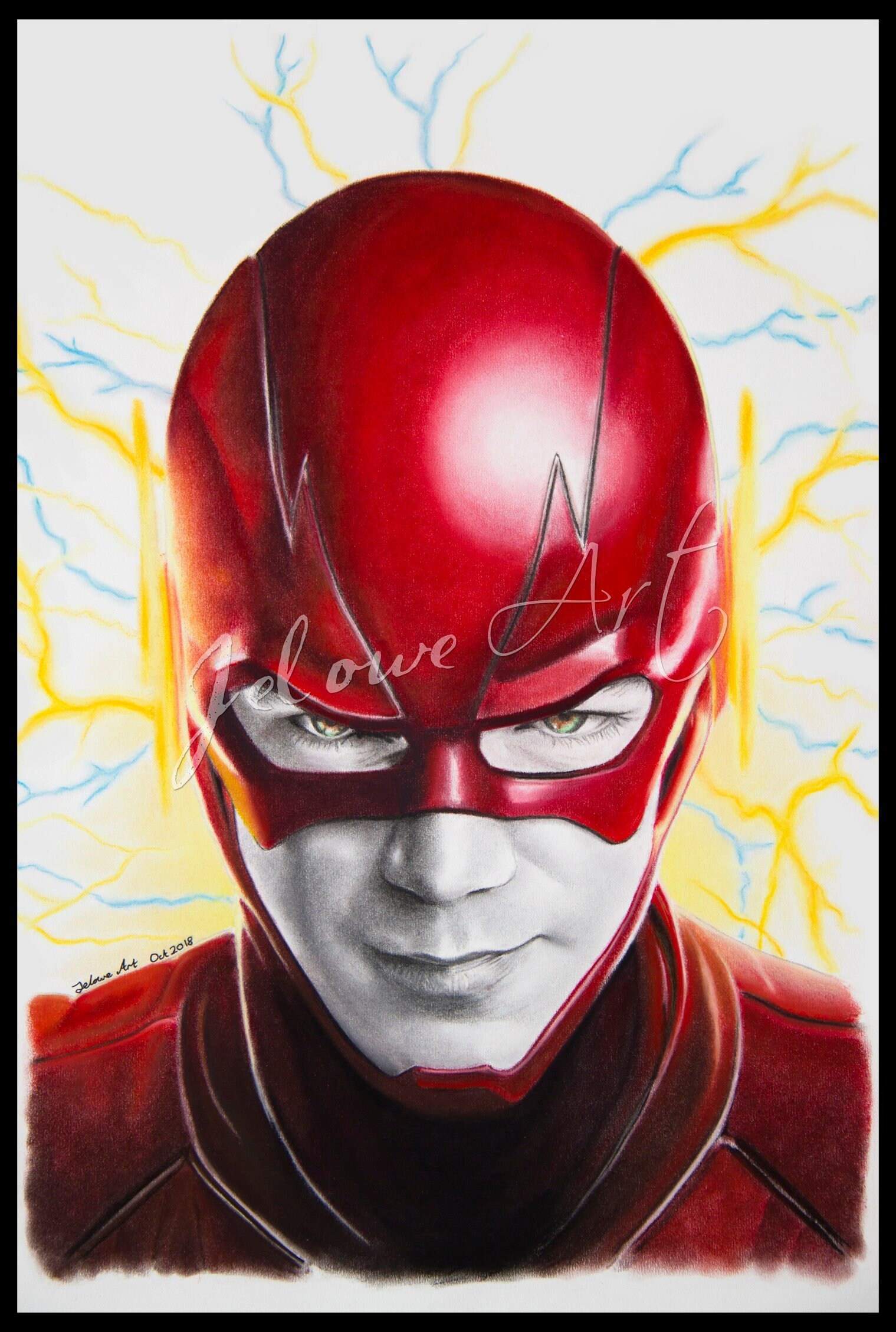 Grant Gustin Flash Fan Art