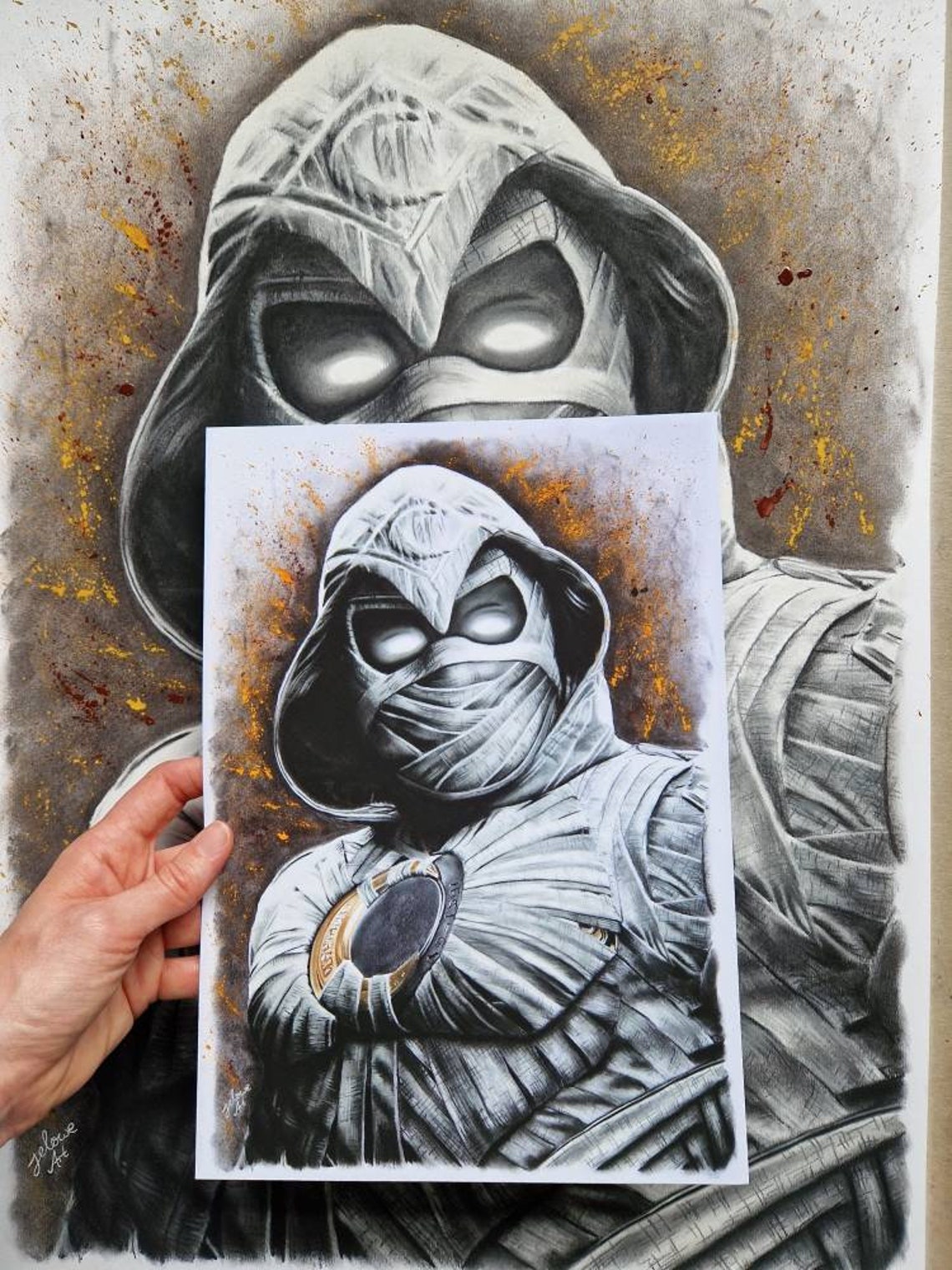 Moon Knight Fan Art Giclée Print by Jelowe Art - Etsy