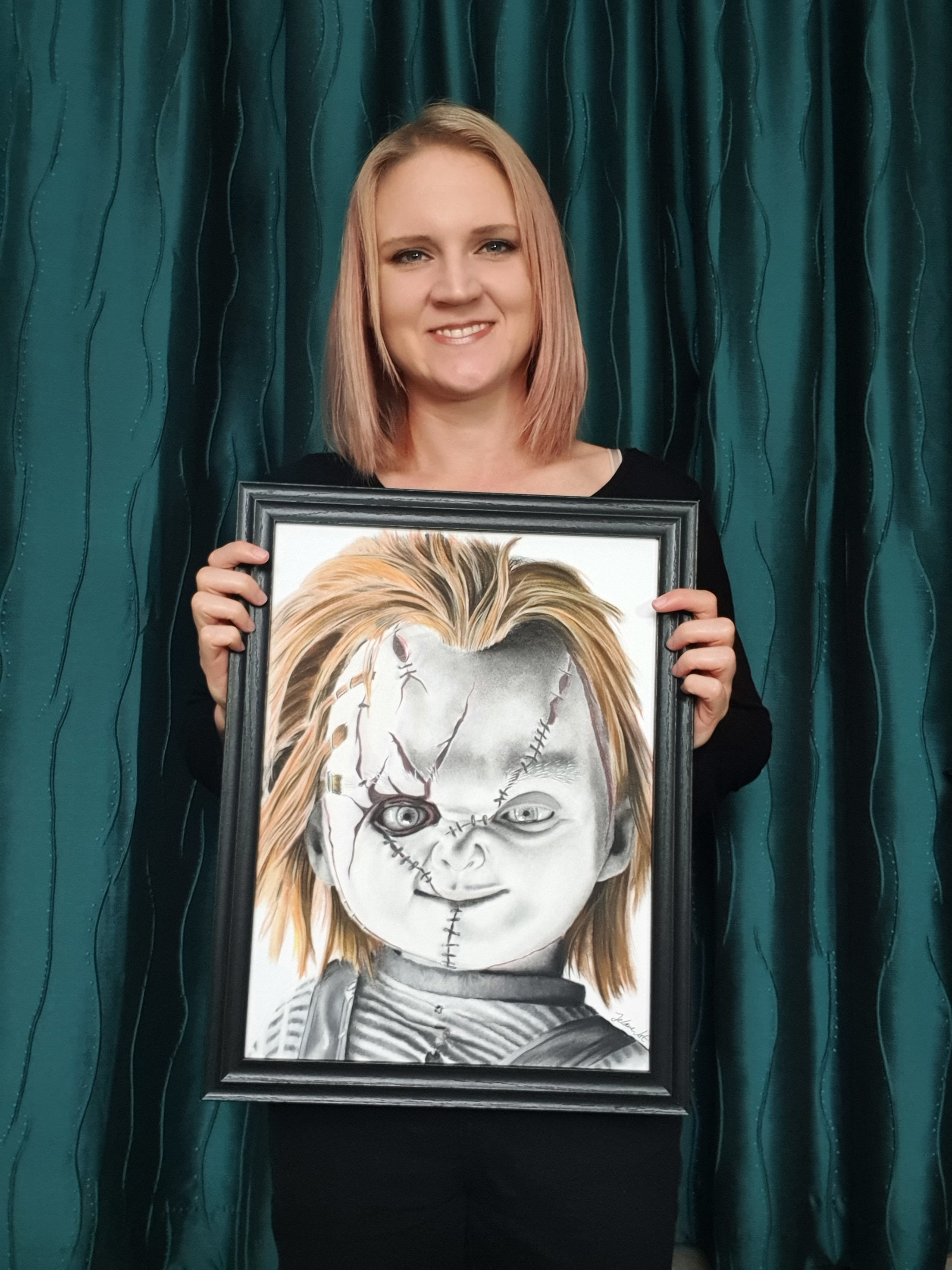 Original Fan Art Artwork of Chucky From Child's Play - Etsy