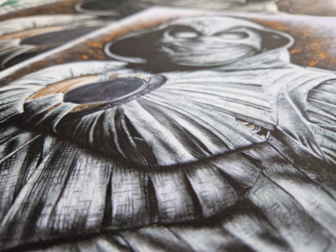 Moon Knight Fan Art Giclée Print by Jelowe Art - Etsy