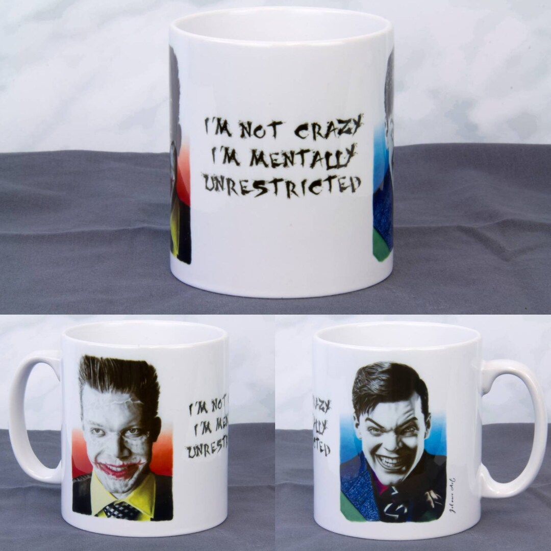 Jerome Valeska Jeremiah Valeska Mug mentally Unrestricted - Etsy