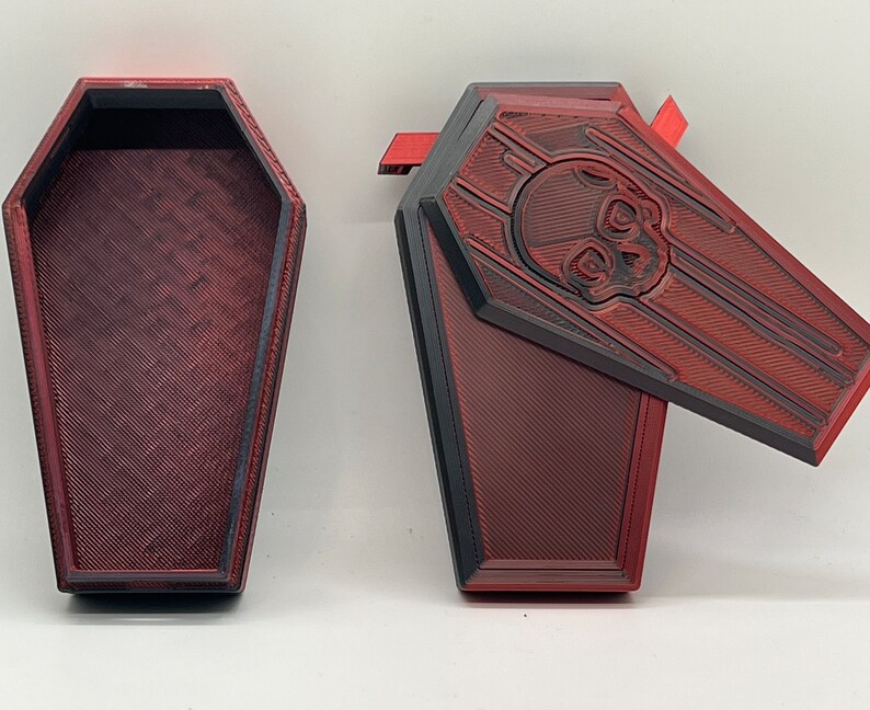 3D Printed Twist Lock Coffin Box - Etsy