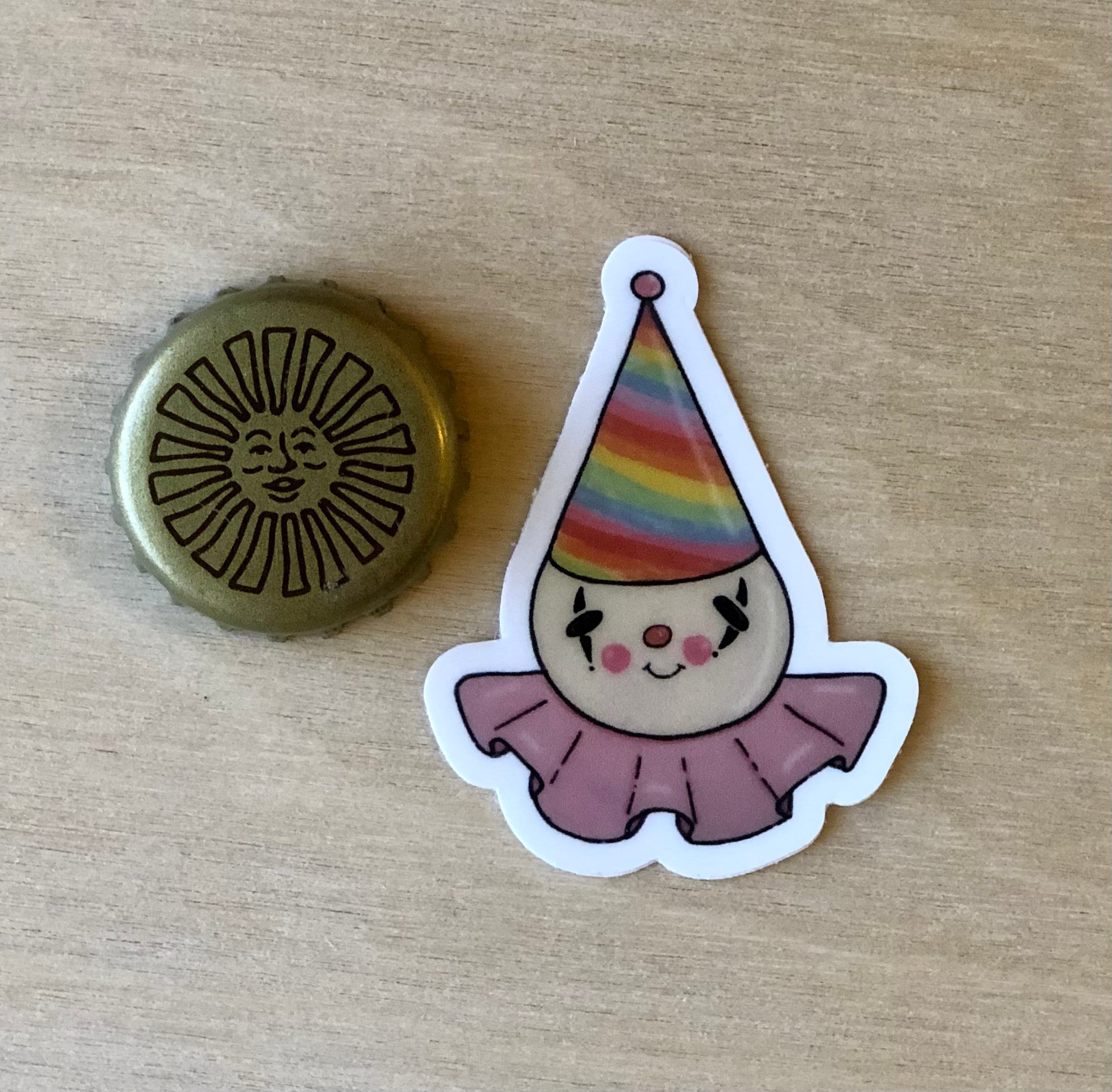 Clown Mini Vinyl Sticker Pack - Etsy