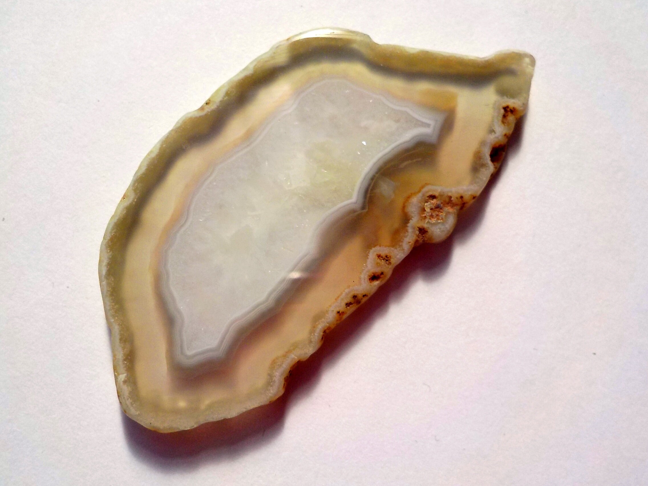 Agate Disc Beige 7 X 3.5 Cm Stone Stone Gemstone Agate - Etsy UK