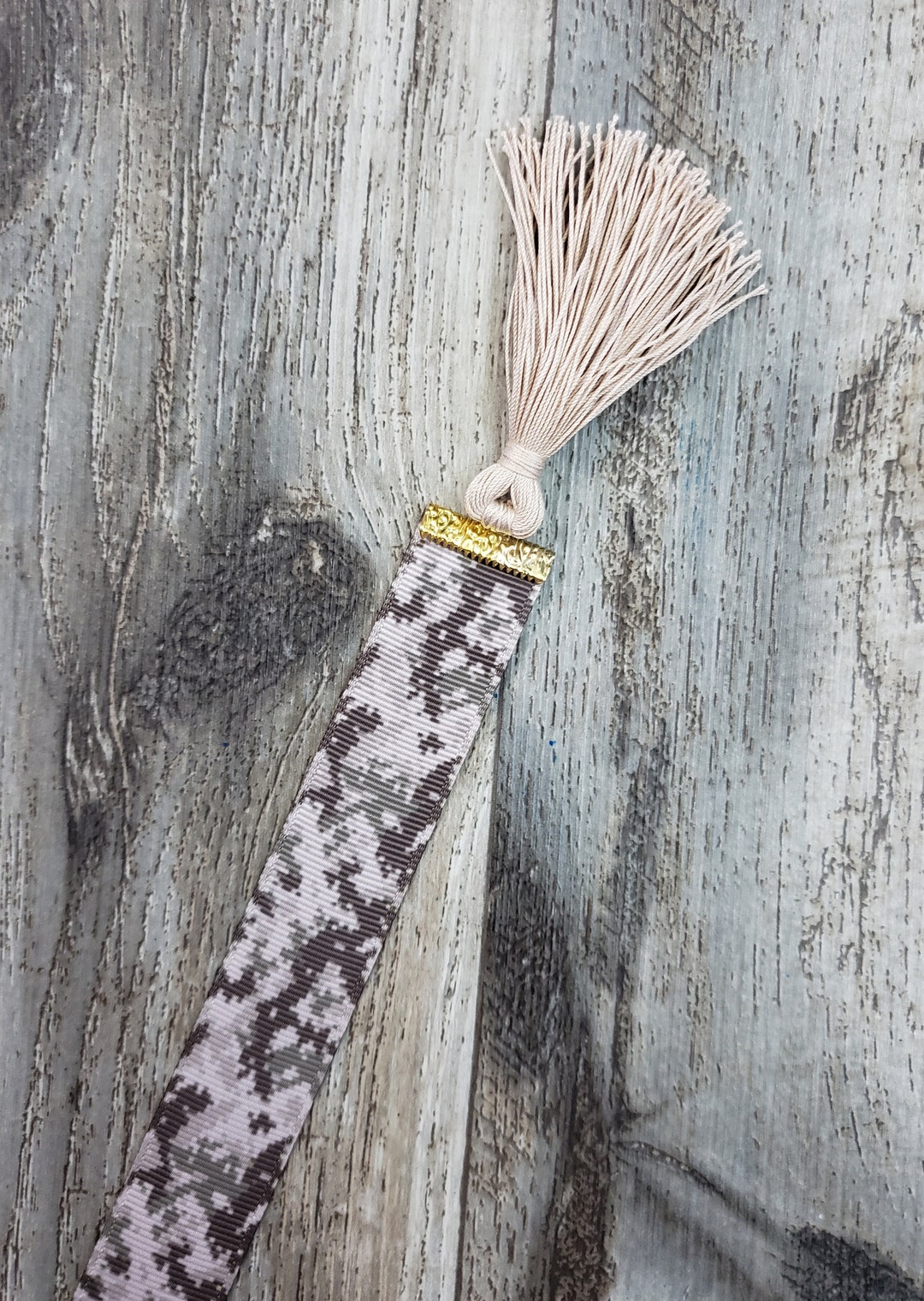 Reversible Military Desert Digital Camo Ribbon Bookmark With - Etsy