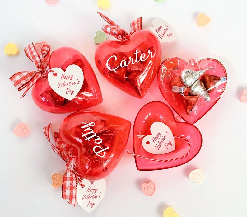 Personalized Fillable Valentines Day Hearts Personalized - Etsy