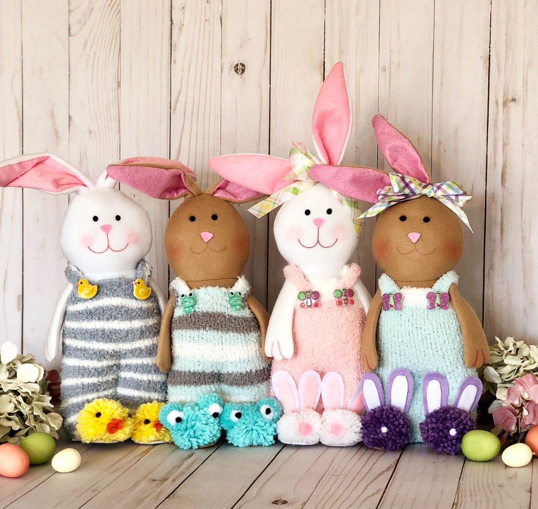 Easter Rabbit | Easter Bunny | Easter Decor | Easter Plush Bunnies ...