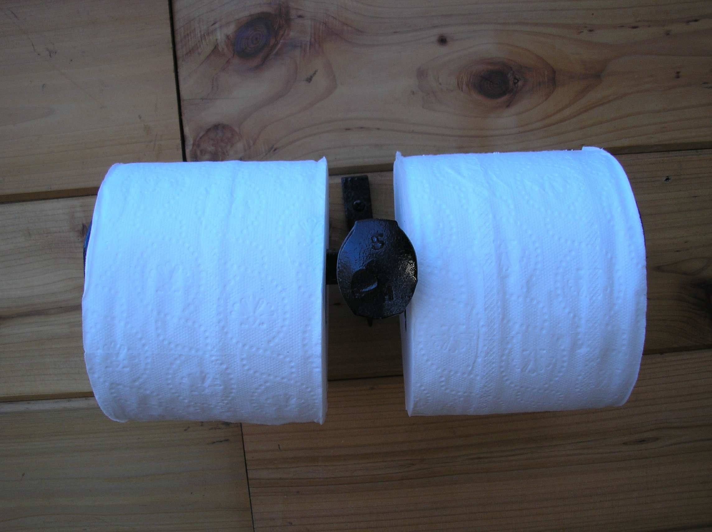 Railroad Spike Double Toilet Paper / Small Towel Holder - Etsy