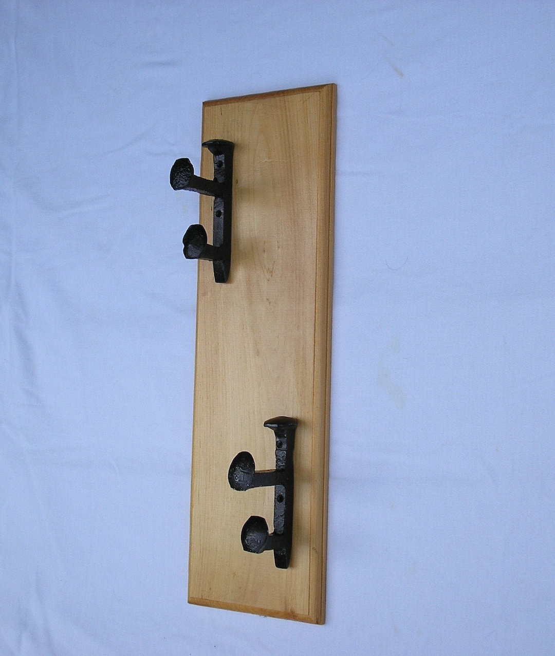 Double Hook Railroad Spike Coat Rack - Etsy