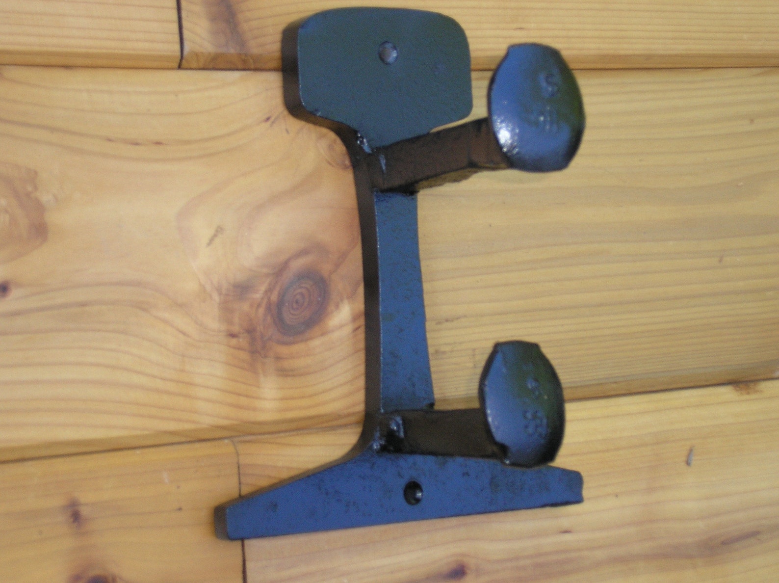 Railroad Track and Spike Coat Hook - Etsy