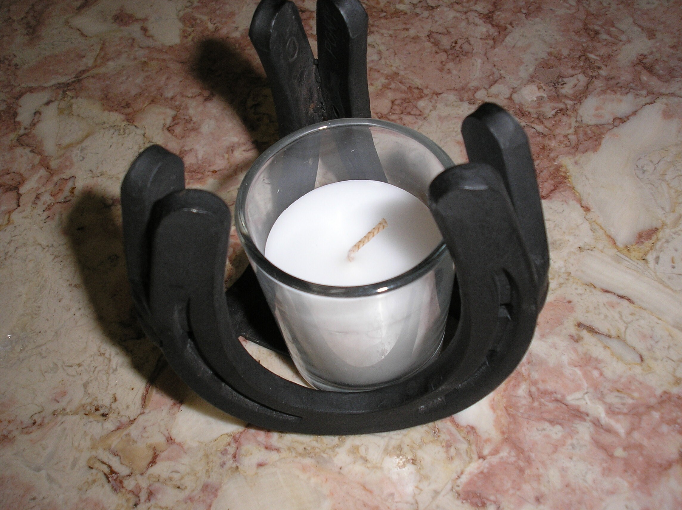 Horseshoe Candle Holder - Etsy
