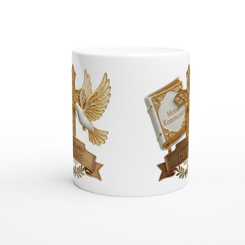 First Holy Communion Mug 2026 – Communion Gift for Young Girls – Cross ...
