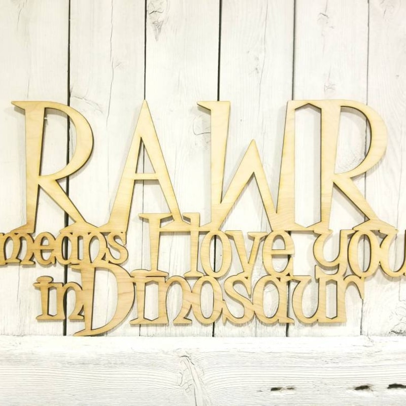 Dinosaur Rawr - Etsy