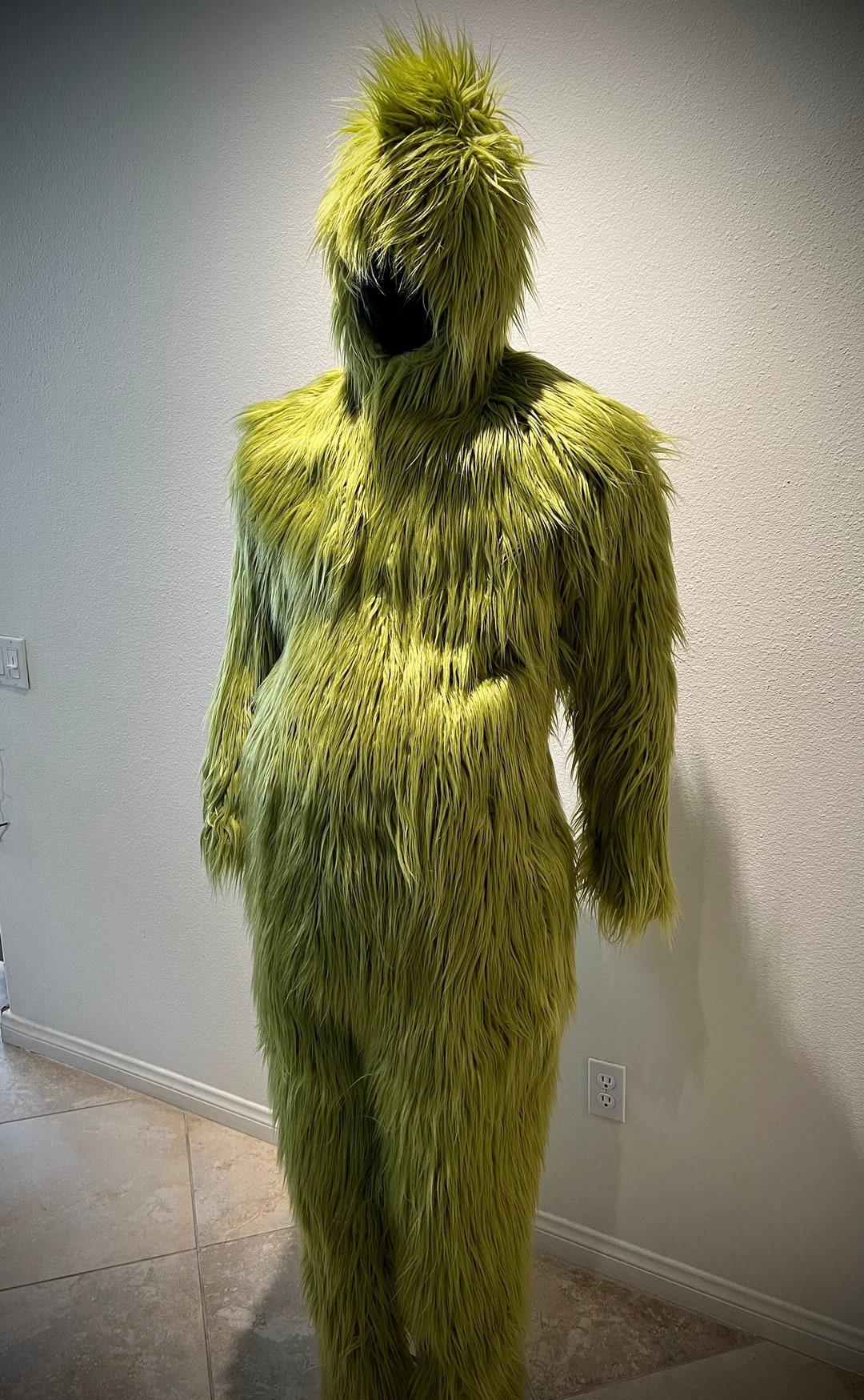 Christmas Cosplay Green Fursuit - Realistic Green - Custom Made W ...