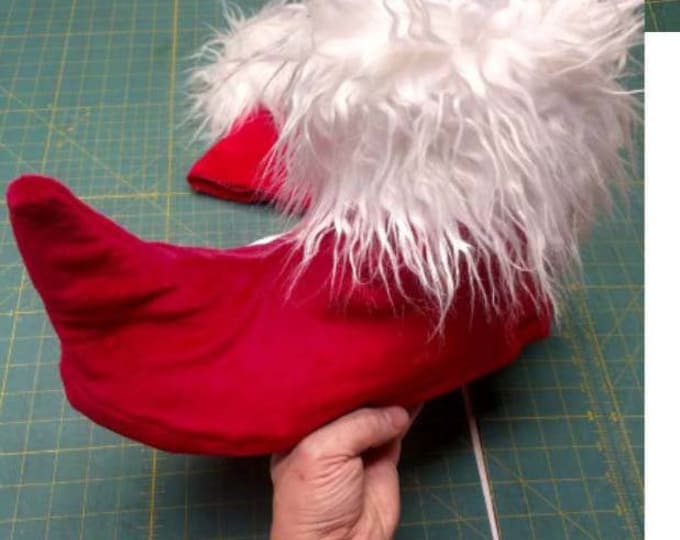 Elf Shoe Cover Digital Sewing Pattern Womens Size 5- Mens 13.5 - Etsy ...