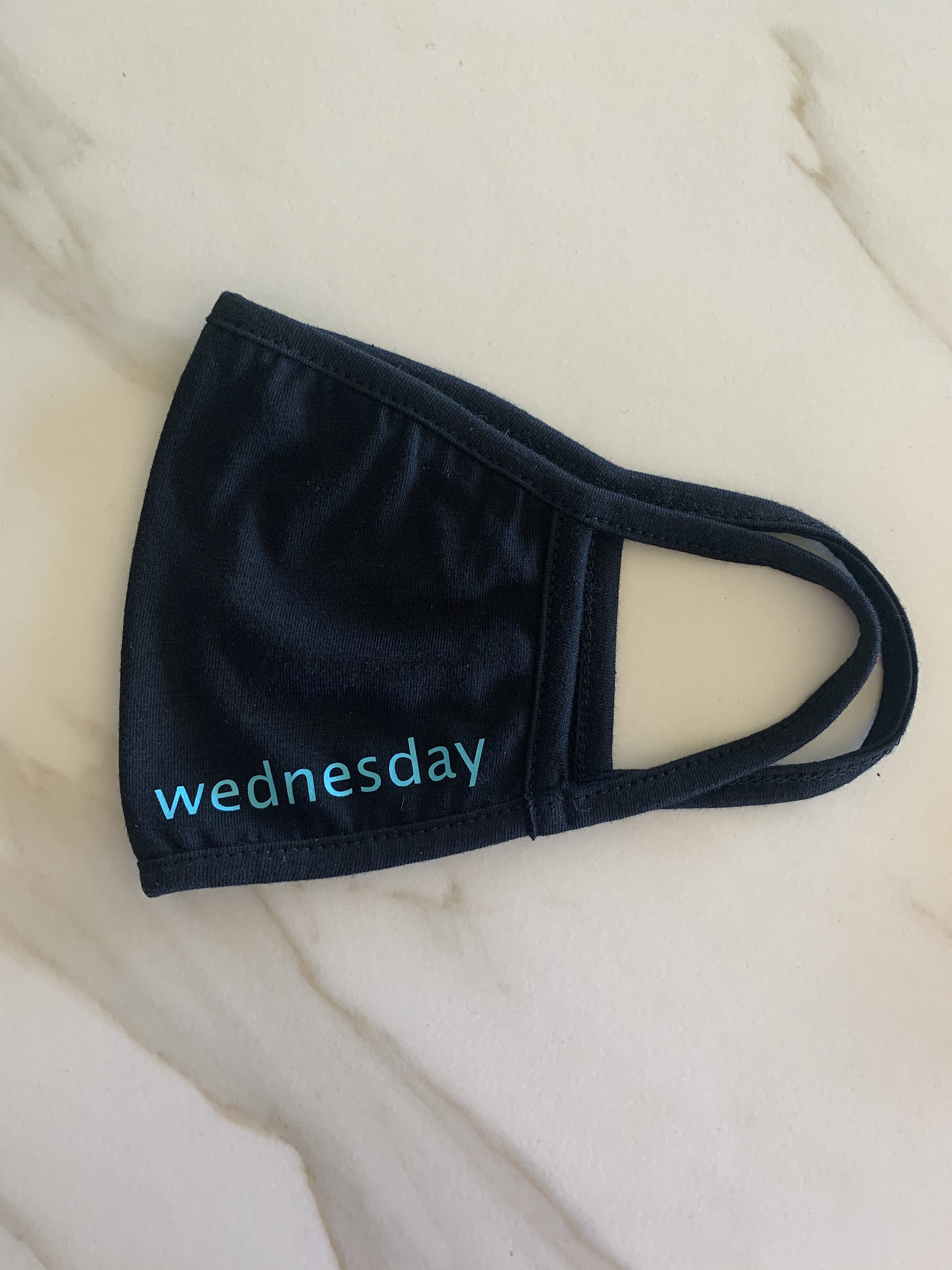 Blue Small Days of the Week Mask Set- Cotton Poly Blend-around the Ears ...