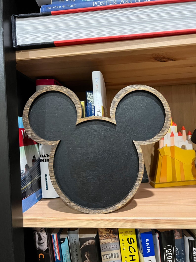 Framed Mickey Mouse Chalkboard - Etsy
