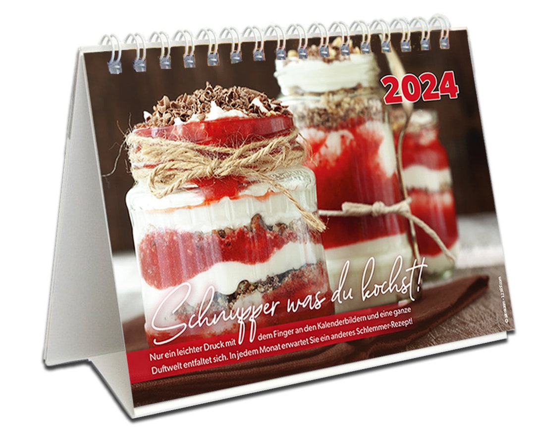 Table Scent Calendar 2024, Scent Calendar 2024, Table Calendar 2024, - Etsy